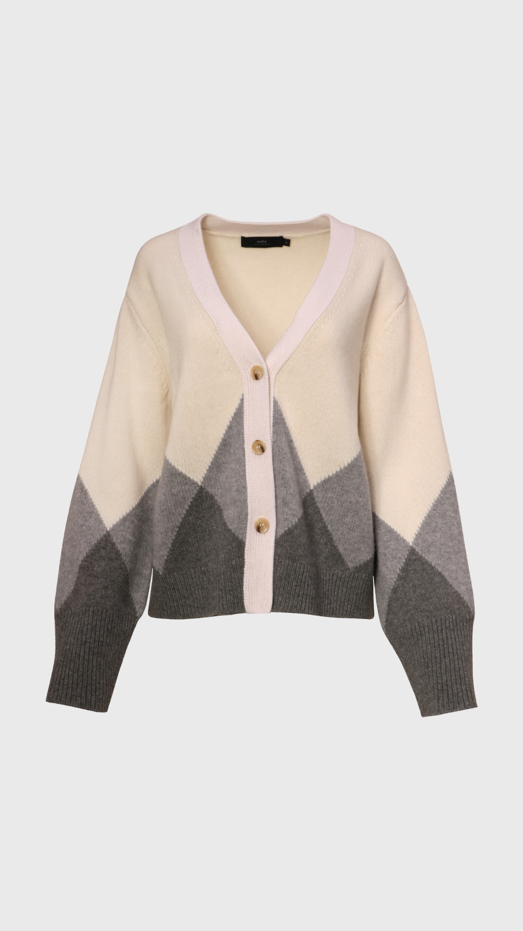 Arch 4 Lydia Sweater in Ivory & Husky Grey