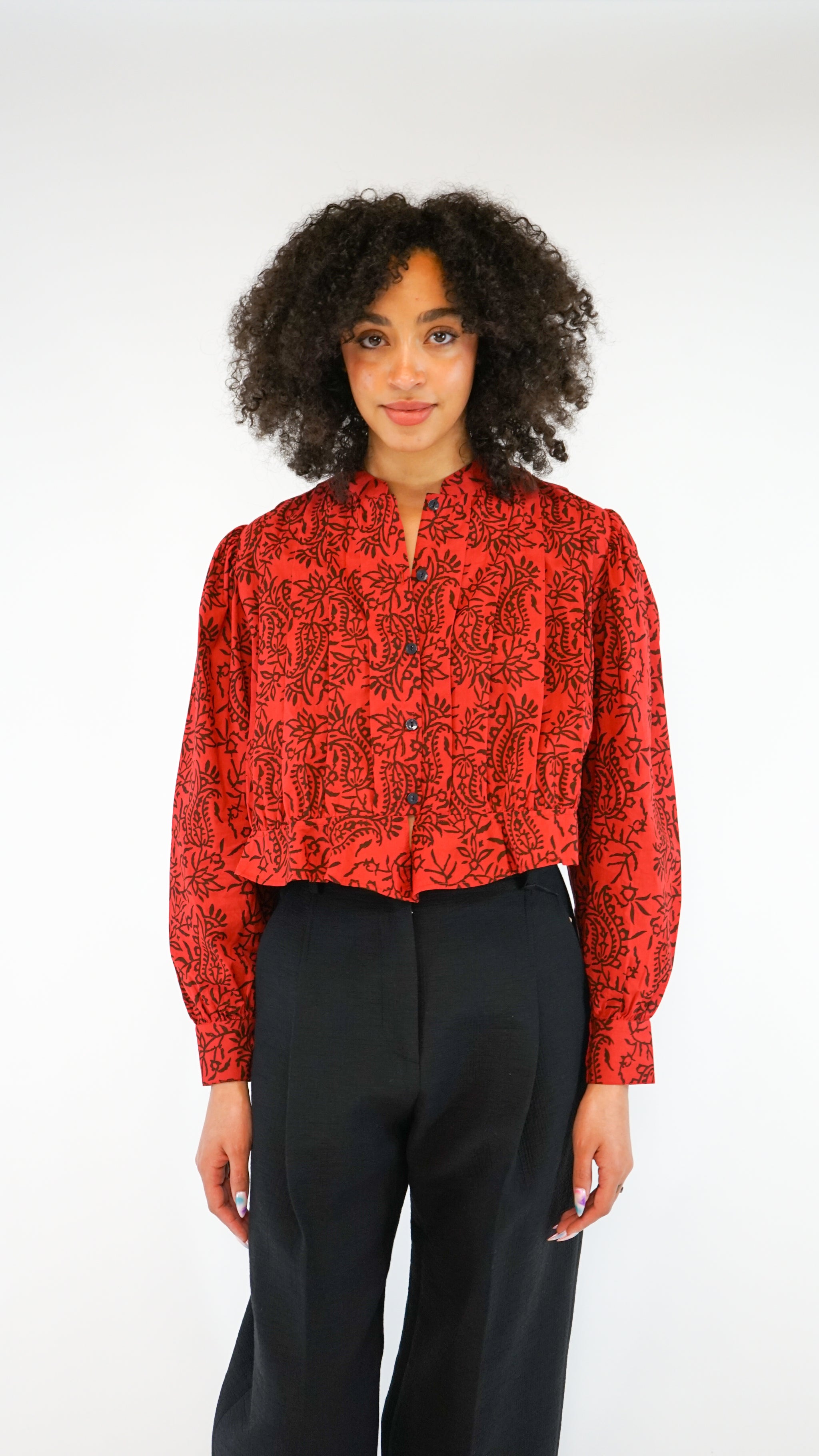 Alix of Bohemia Ryland Paisley Spice Shirt